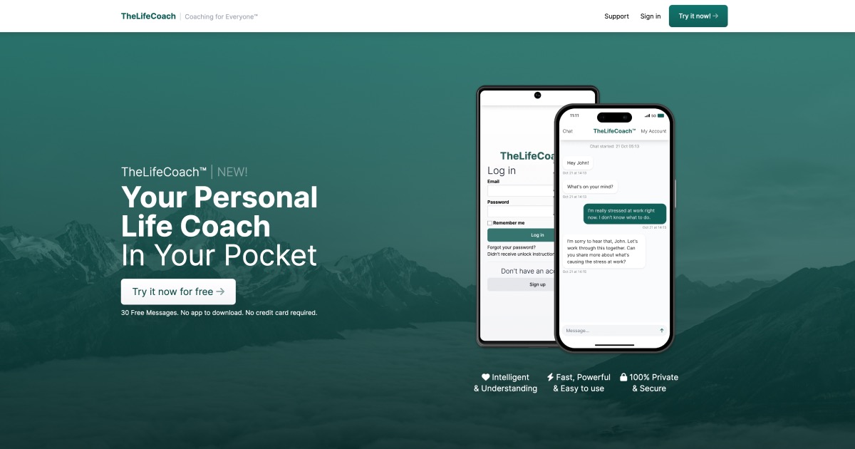 Your Personal Life Coach In Your Pocket | TheLifeCoach™